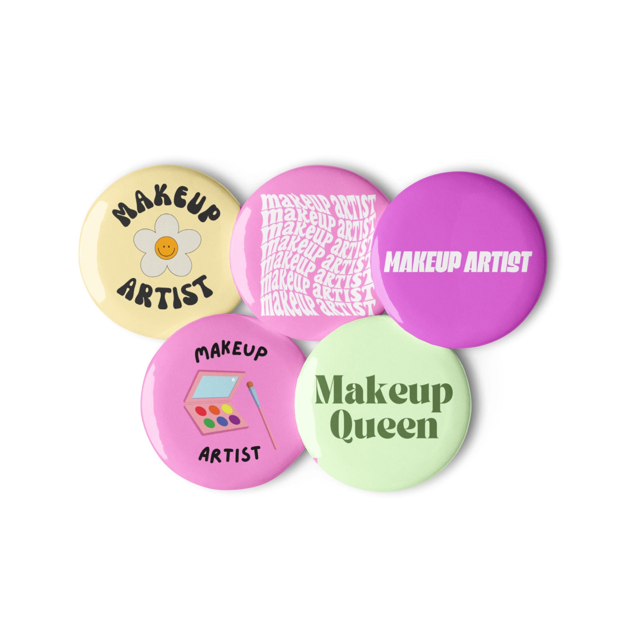 Makeup Artist Pin Set | Makeup Artists Pins Uniform Gifts | ButFirstSkin