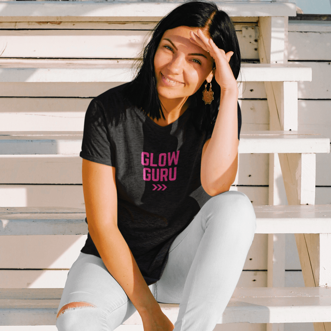 Glow Guru T-Shirt Skincare T-Shirts & Designs | ButFirstSkin