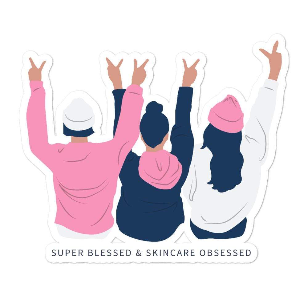 Super Blessed & Skincare Obsessed Sticker | ButFirstSkin